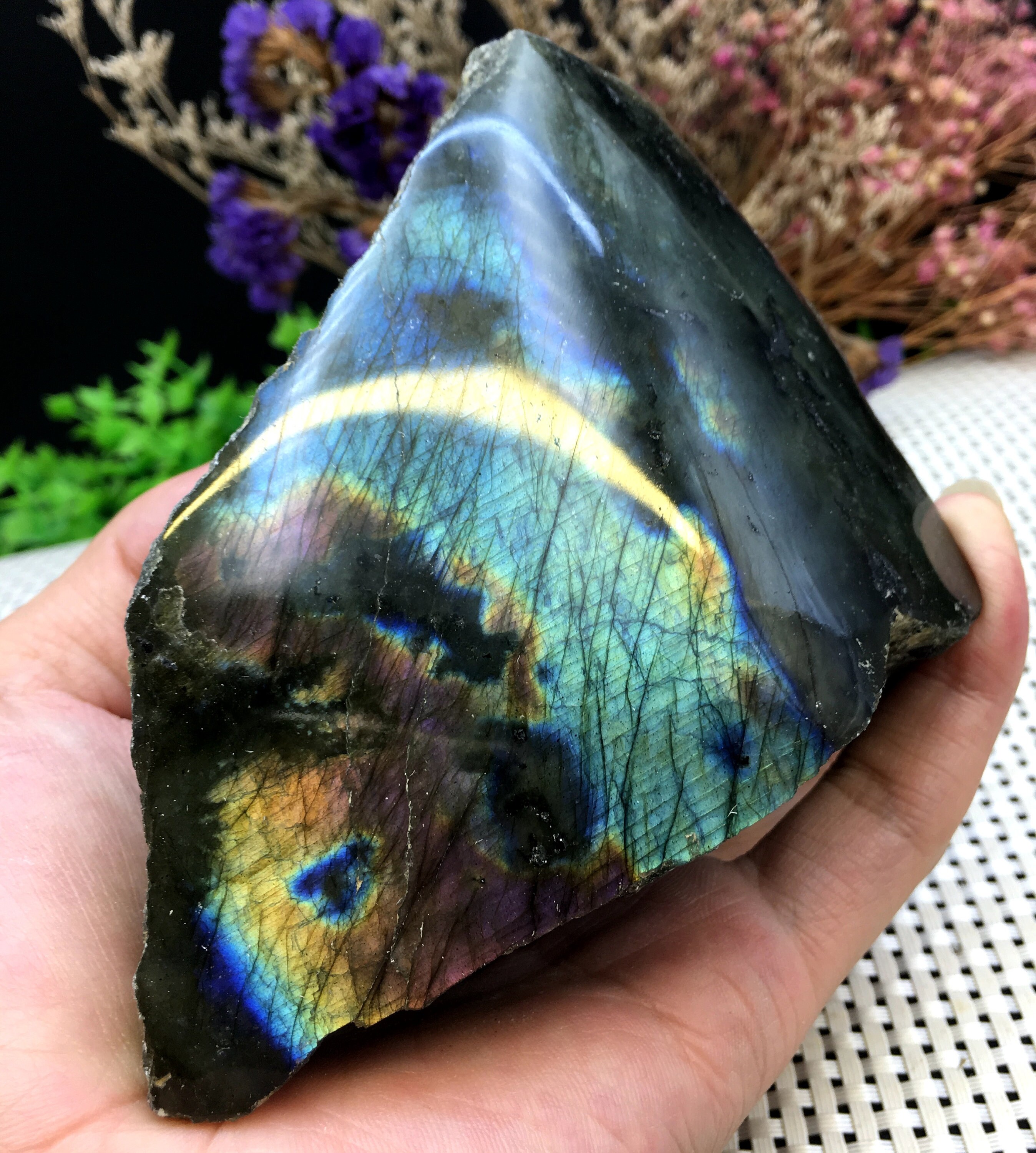 Extra Large Labradorite /shiny Polished Labradorite | Etsy