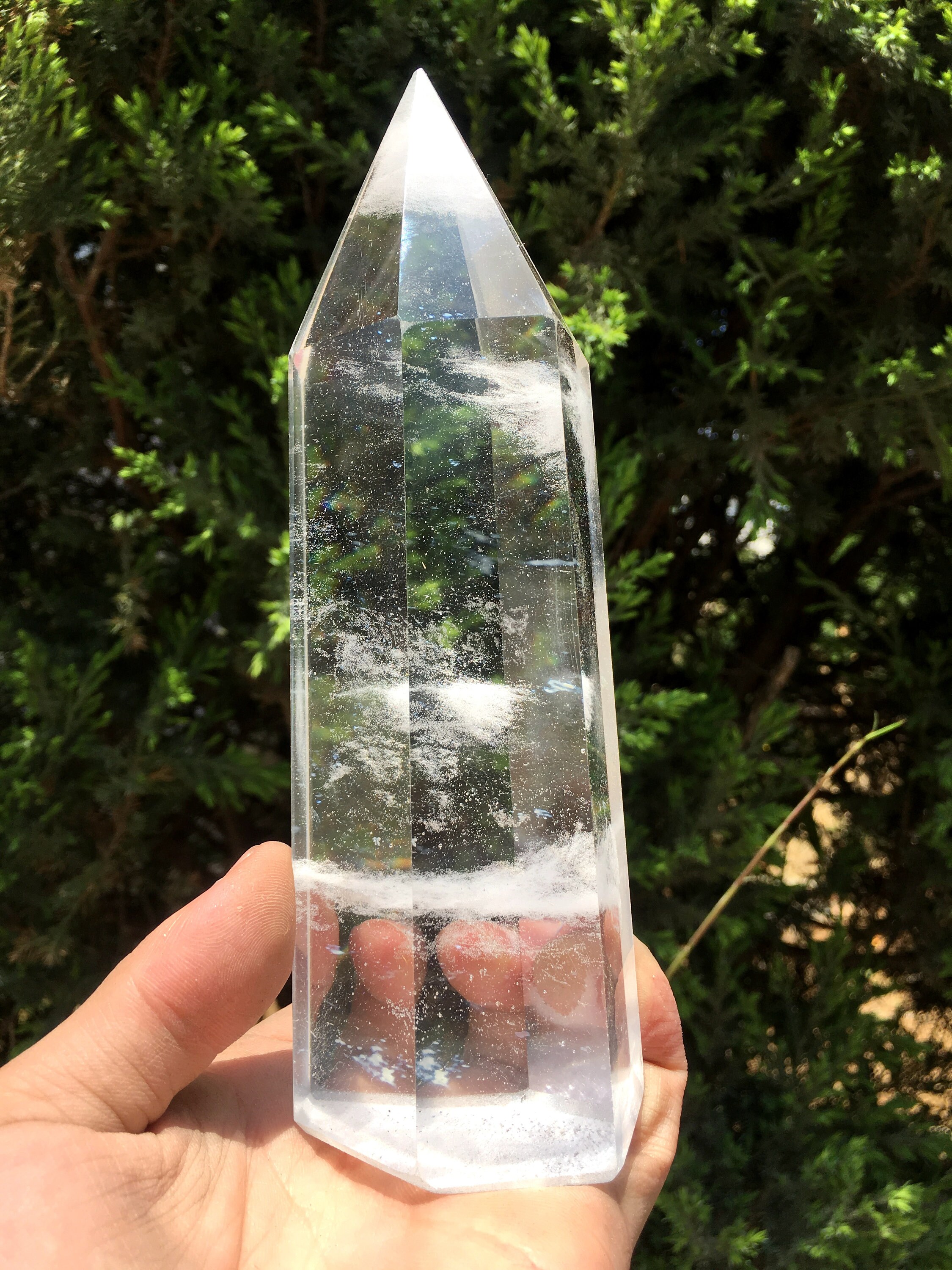 Clear Smelt White Quartz Point/clear Smelt Quartz Polished Chunks ...