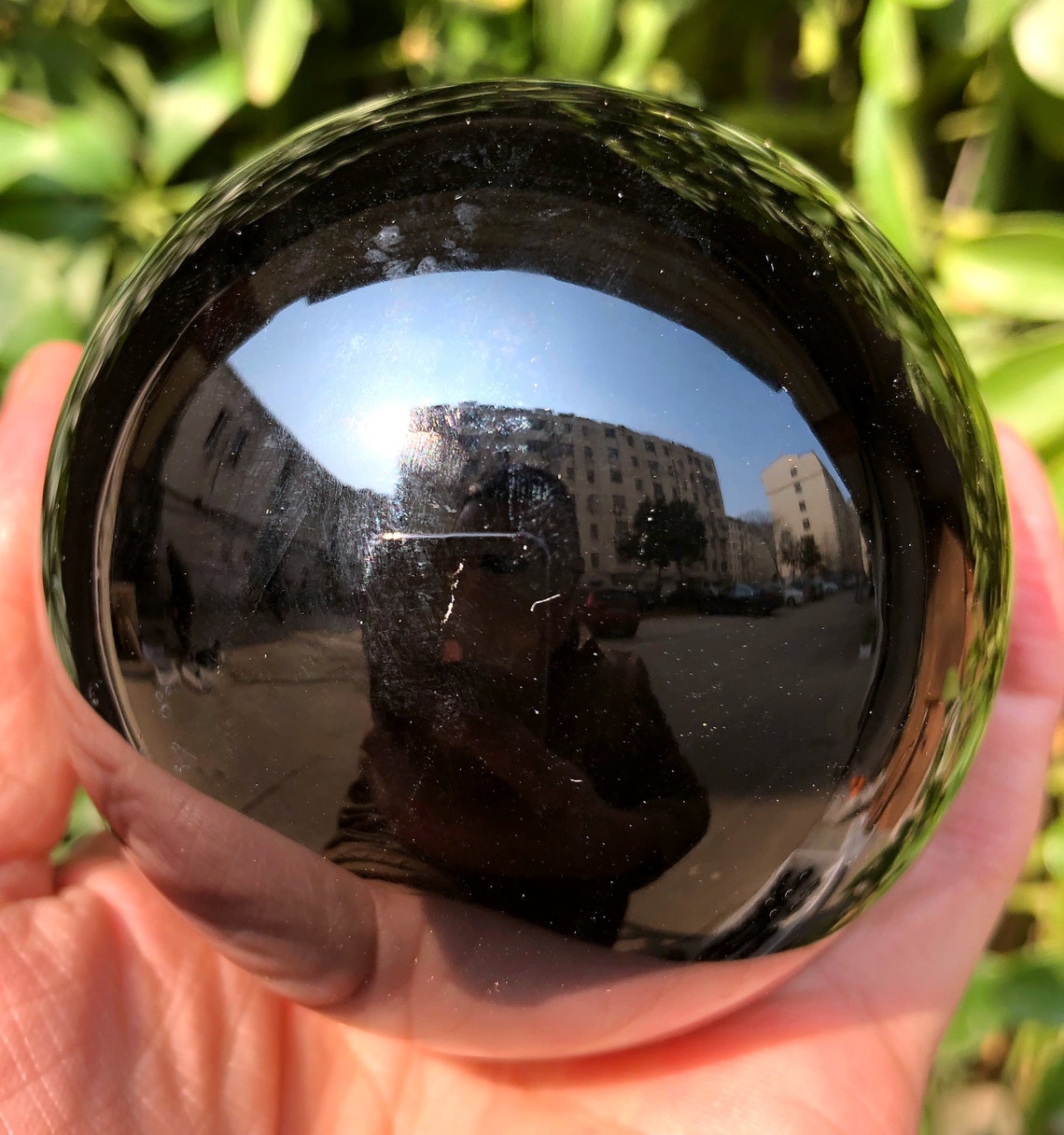 Natural Best Clear obsidian Polished Sphere Shaped/obsidian | Etsy