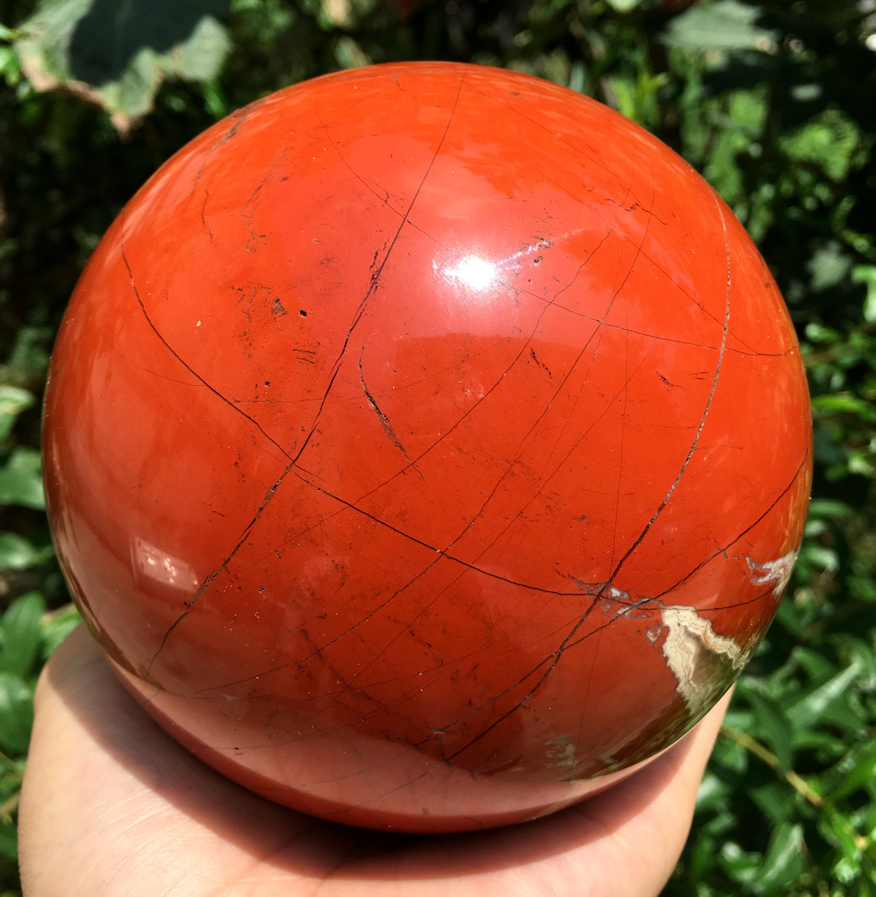 Natural Red Jasper Crystal Ball/Red Jasper sphere/Red Jasper | Etsy