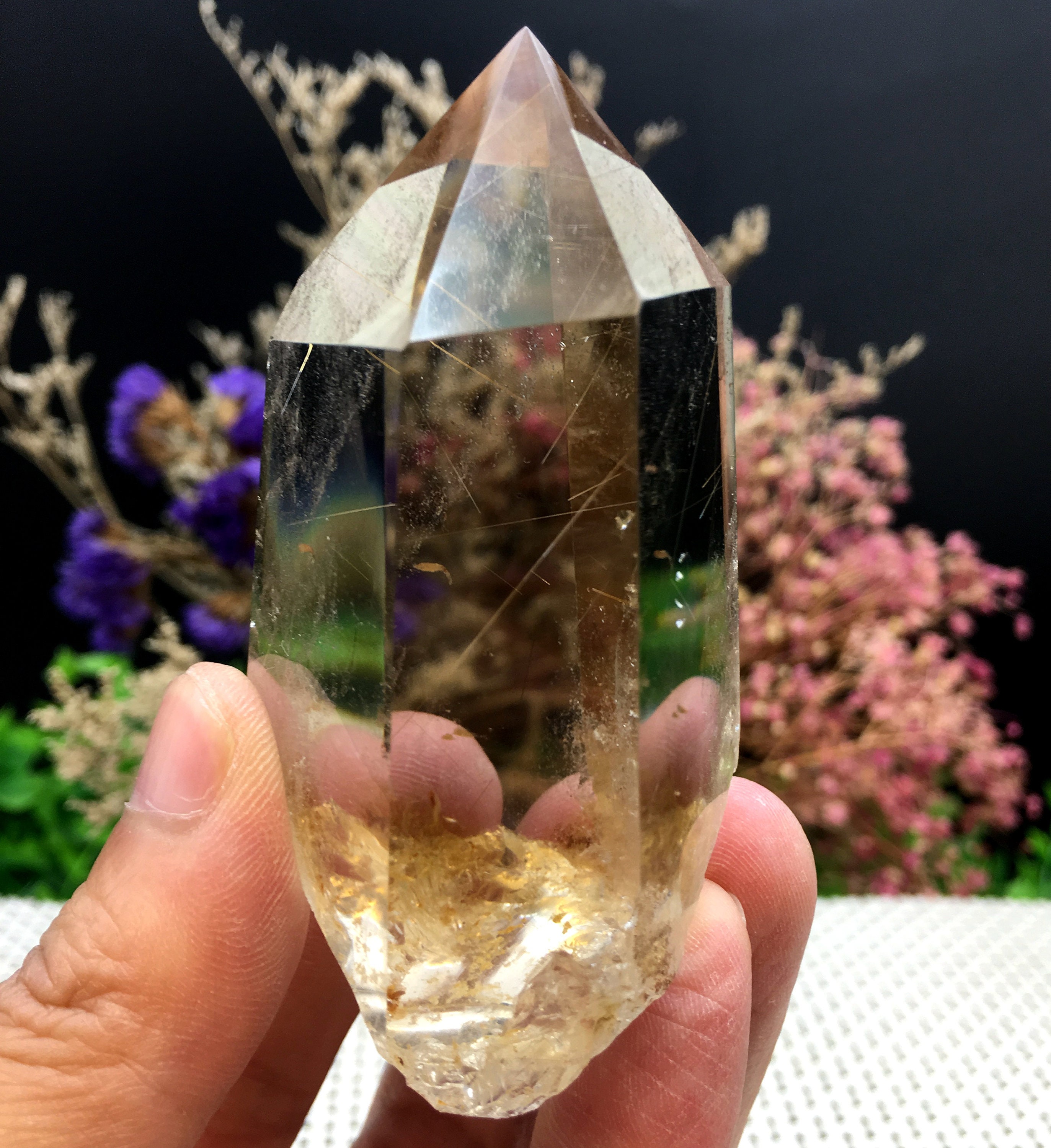 Rare Large Clear Golden Rutilated Inclusions Quartz - Etsy