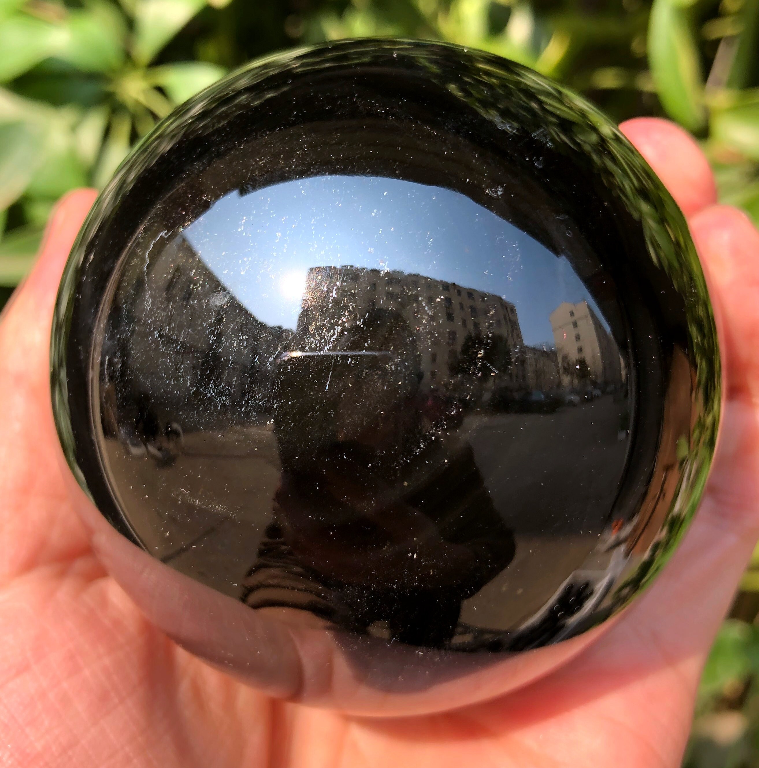 Natural Best Clear obsidian Polished Sphere Shaped/obsidian | Etsy