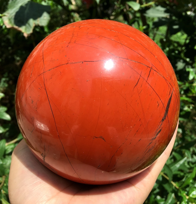 Natural Red Jasper Crystal Ball/red Jasper Sphere/red Jasper Stone ...