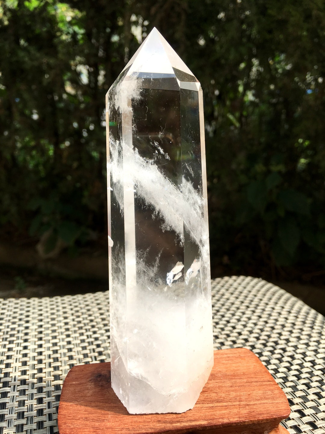Natural Himalaya Rainbow Clear Crystal Quartz Point/white Crystal Tower ...