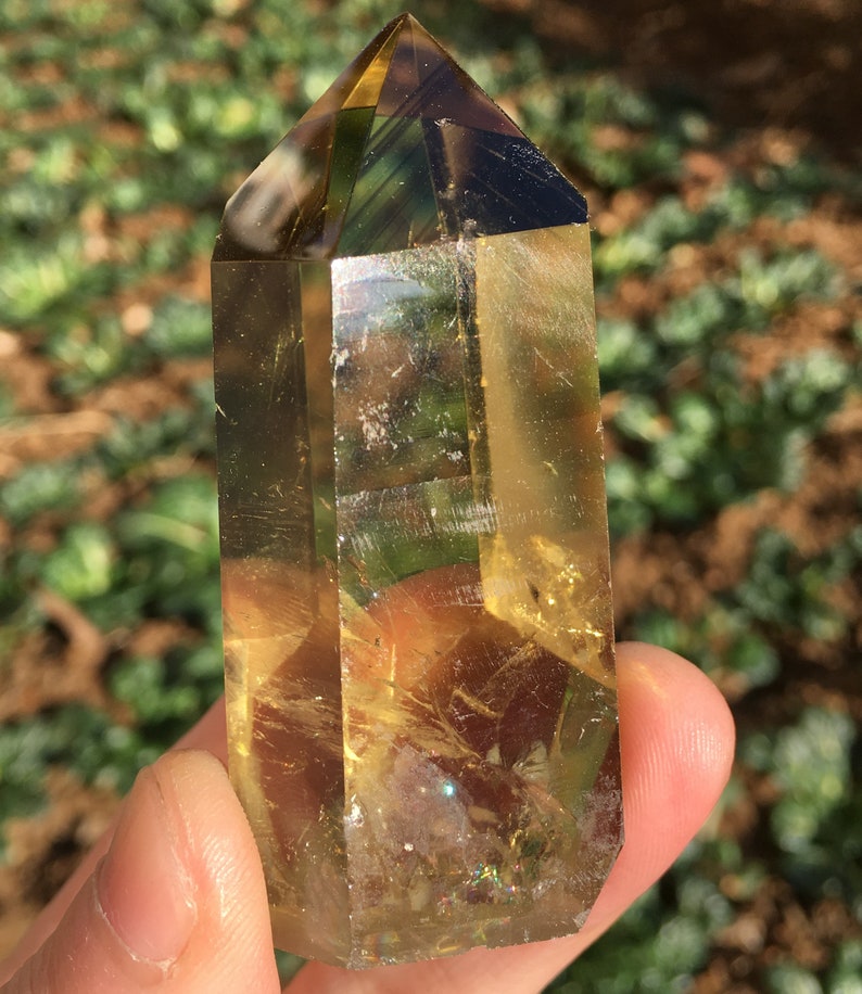 Natural Transparent Citrine Crystal Quartz Tower / Citrine - Etsy