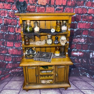 Miniature Witches Hutch, Mage Cabinet, Wizard Works, Cabinet of ...