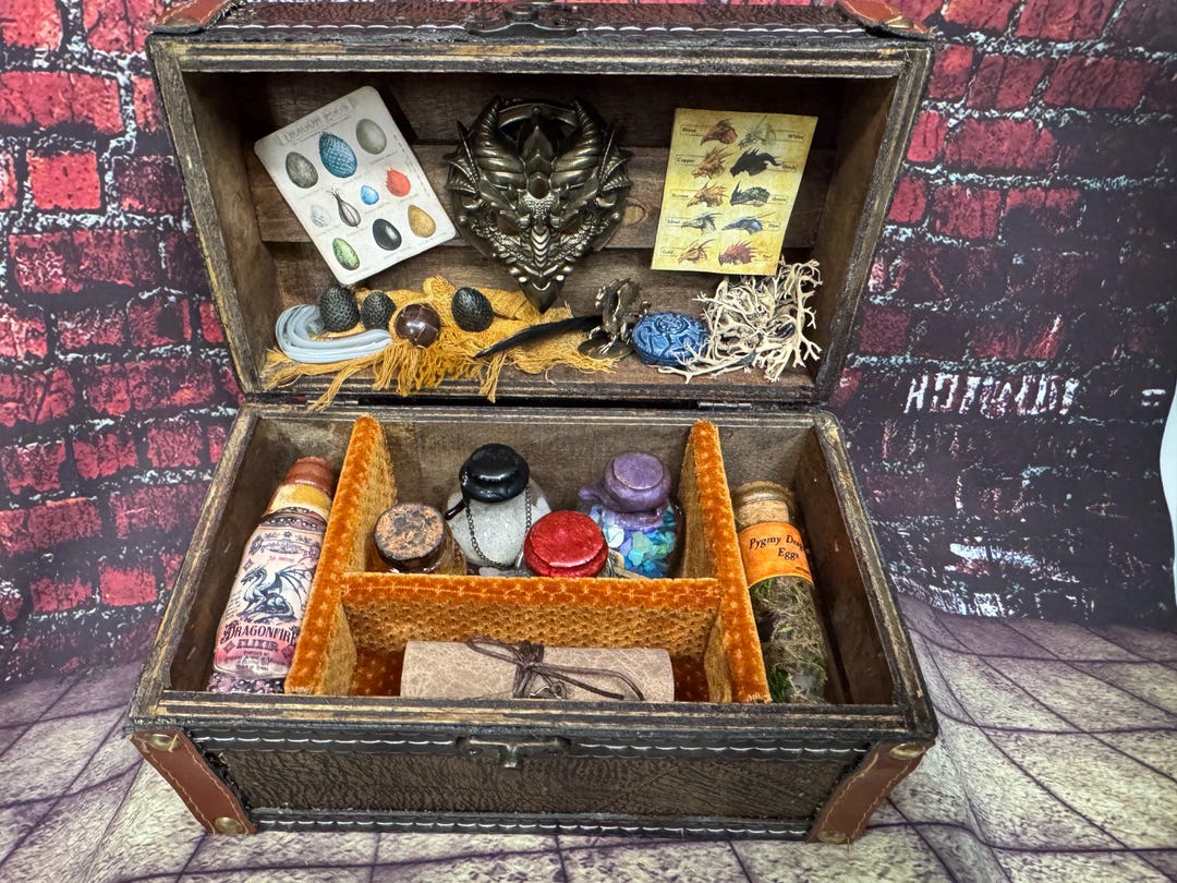 Dragon Magical Cauldron! A Dragon Potion Chest! - Etsy