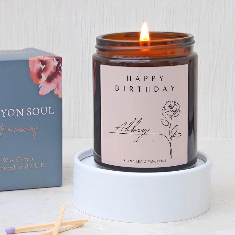 Personalized Candles - Etsy