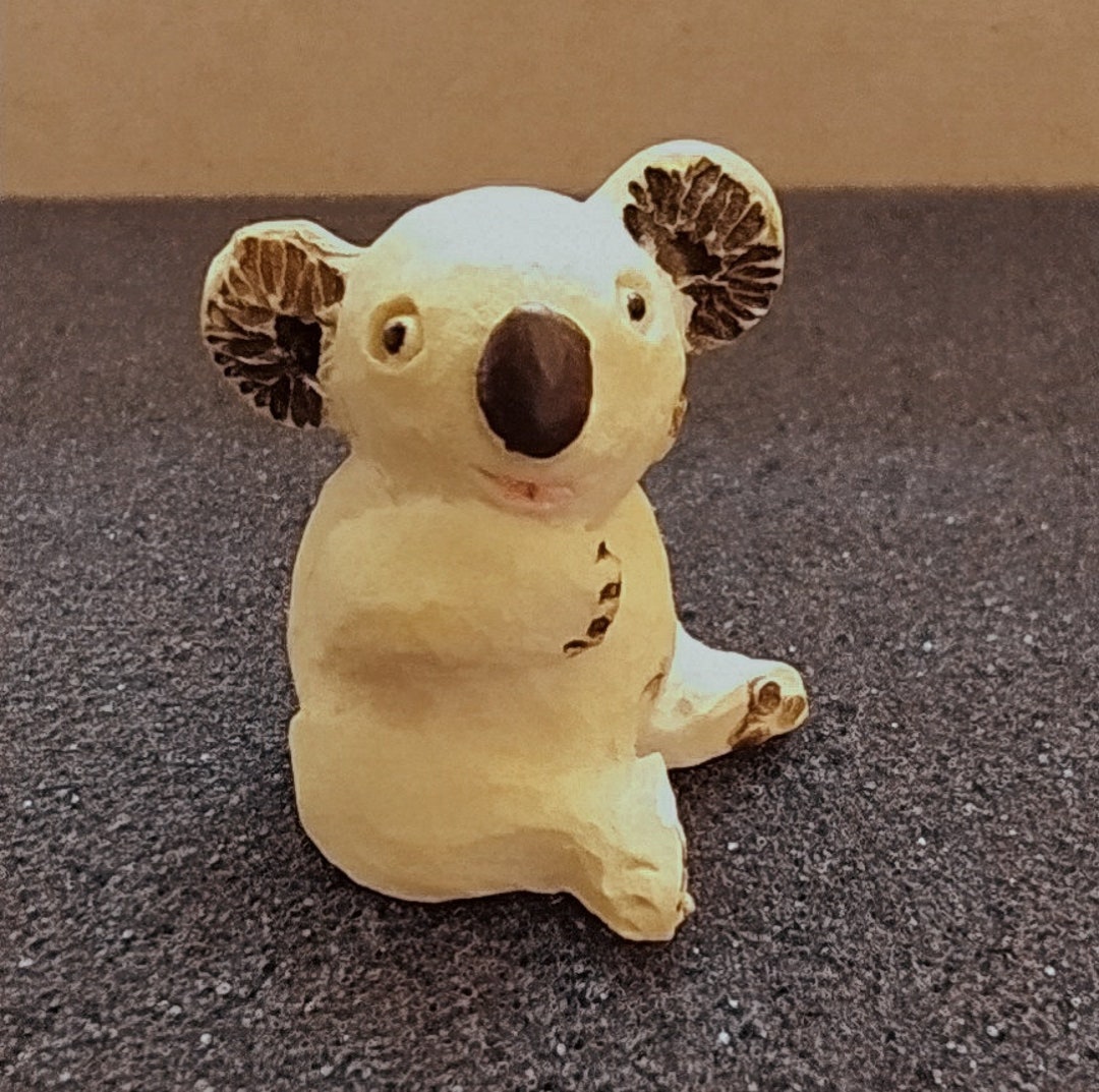 Vintage Colour Box Miniature Koala Figure by Peter Fagan - Etsy