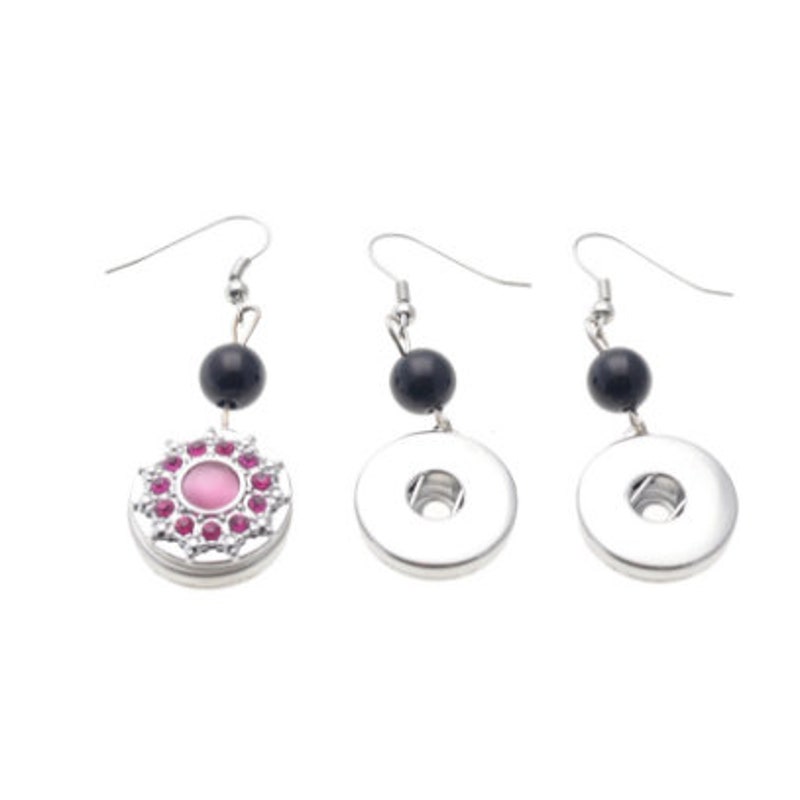 Snap Button Earrings - Etsy