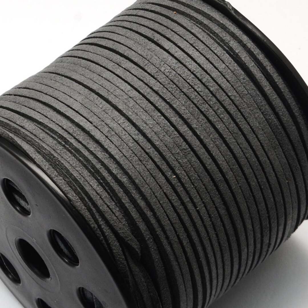 3 Meters Velour Ribbon Dark Grey 3 Mm - Etsy