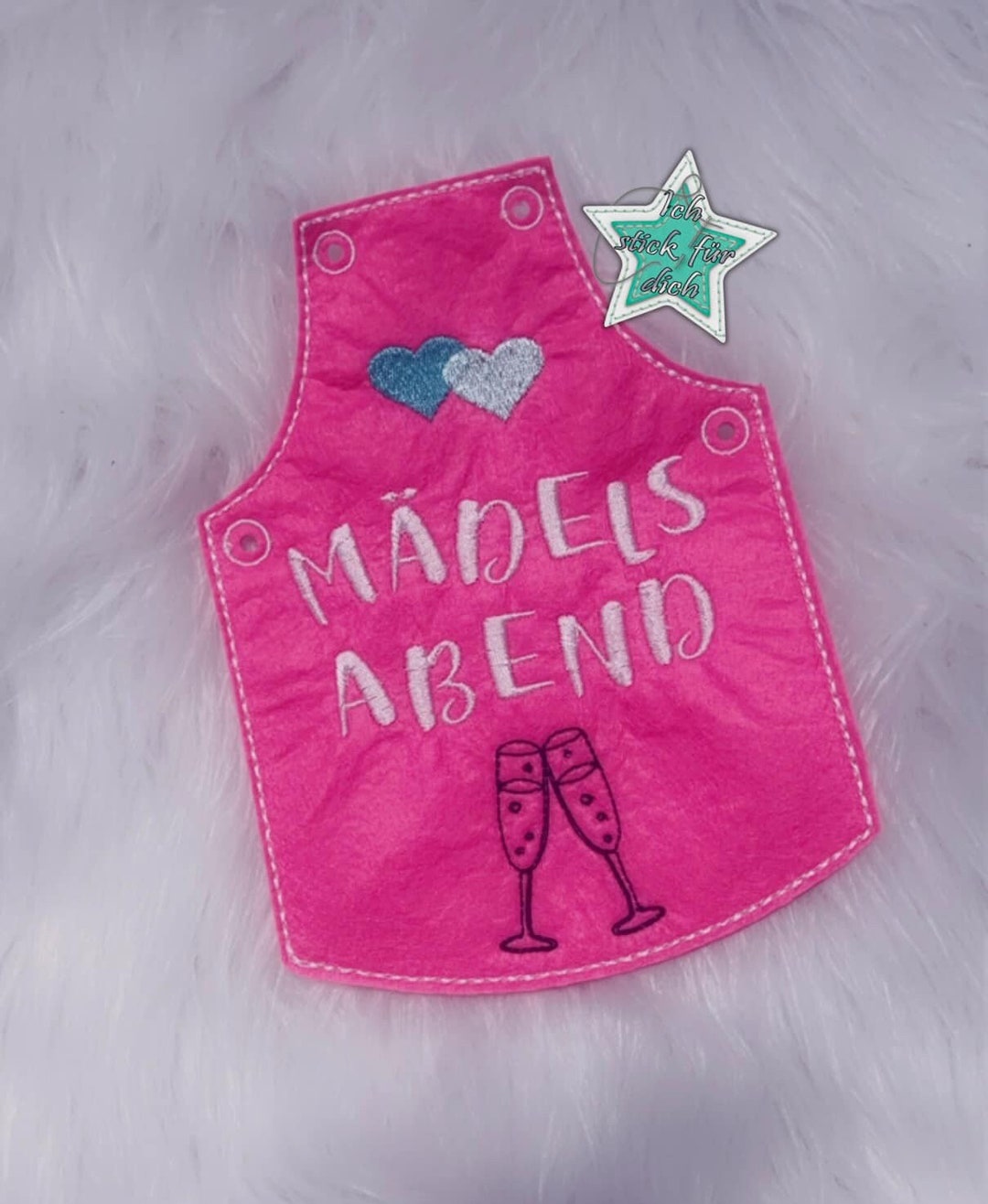 ITH Bottle Apron Embroidery Design - Etsy