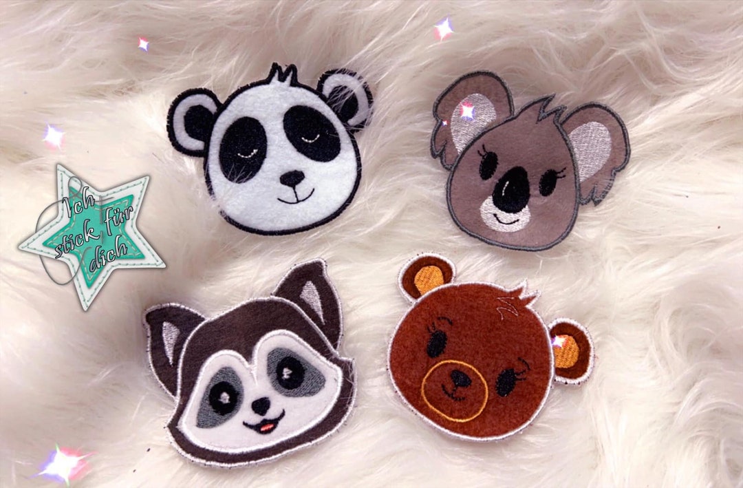 Bear Applique Embroidery File - Etsy