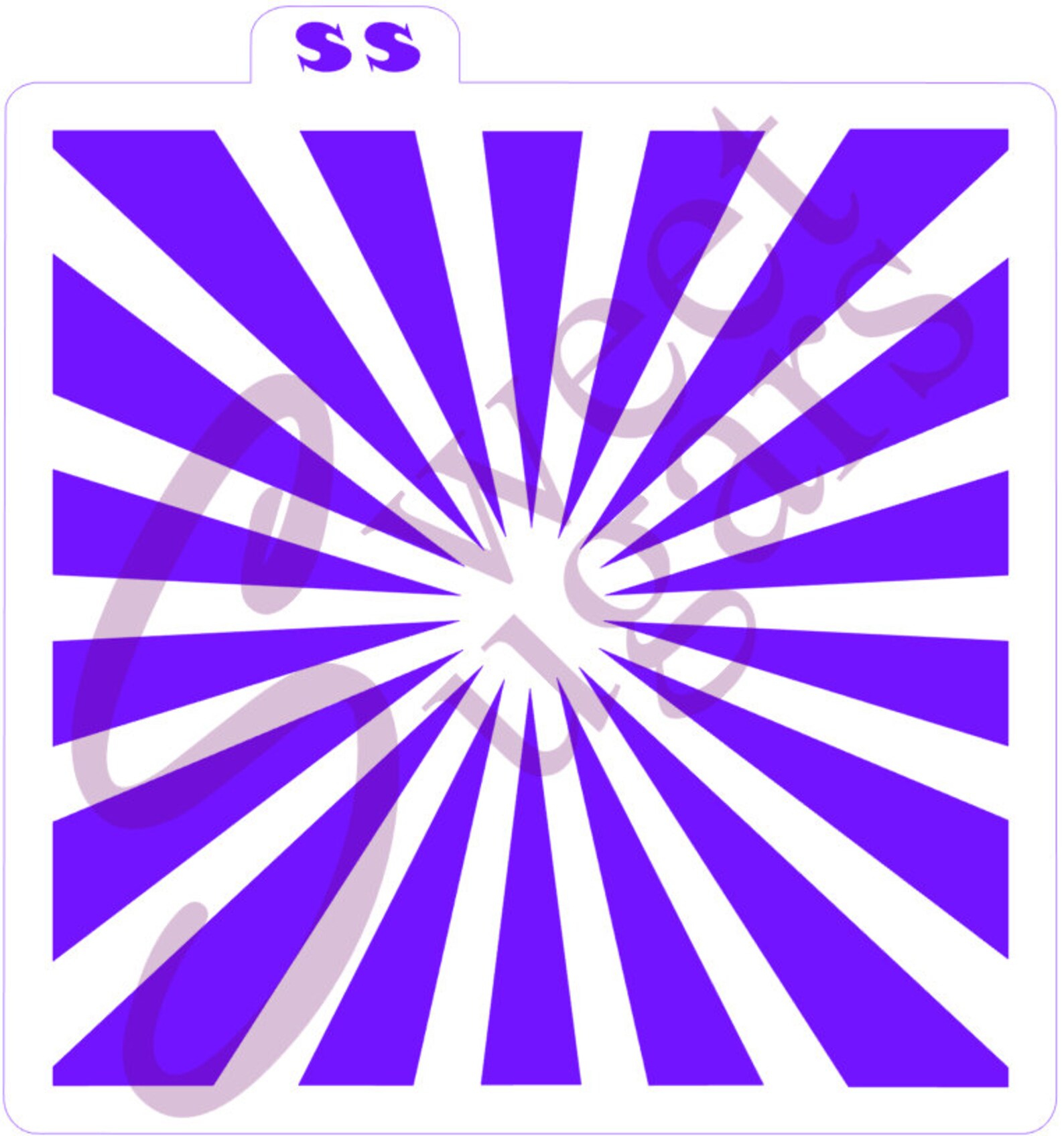 Starburst Stencil Traditional or Silkscreen - Etsy