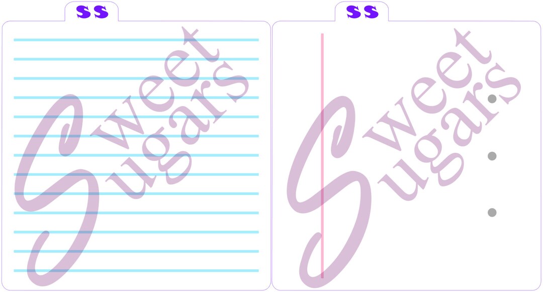 Notebook Paper Set (blue Lines, Red Line, Holes), 2 Piece - Traditional ...