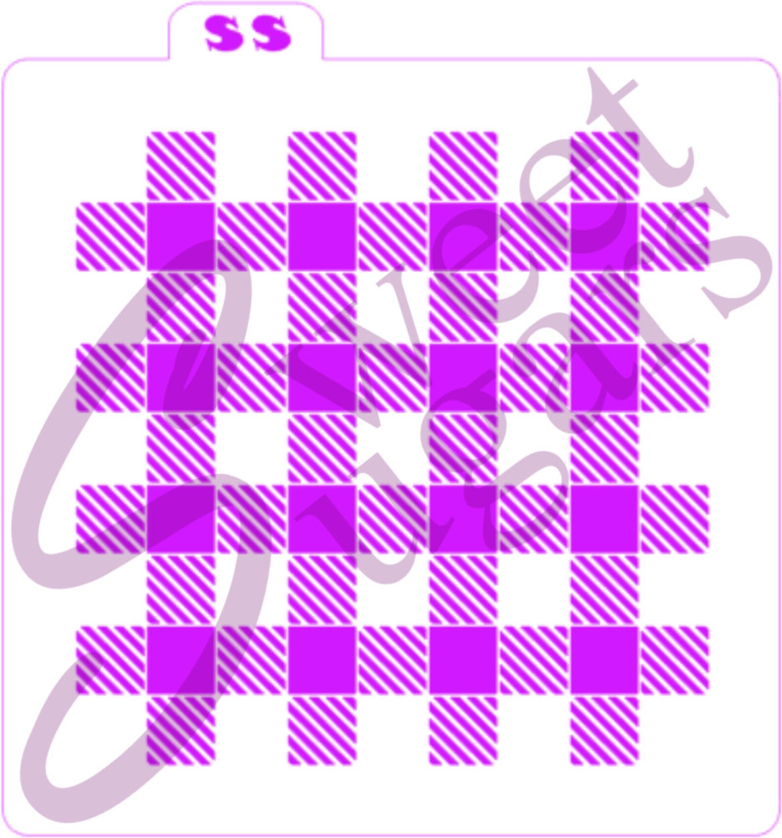 Buffalo Plaid Stencil Traditional or Silkscreen - Etsy