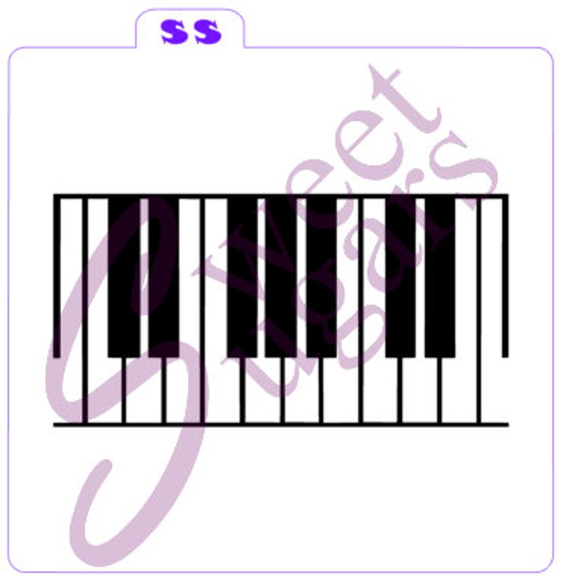 Piano Keys Silkscreen Stencil - Etsy