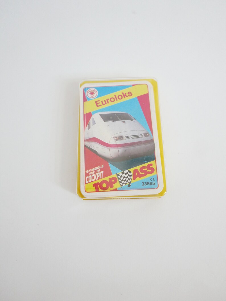 Vintage German Train Card Game: Euroloks Quartett, Complete SHIPPING ...