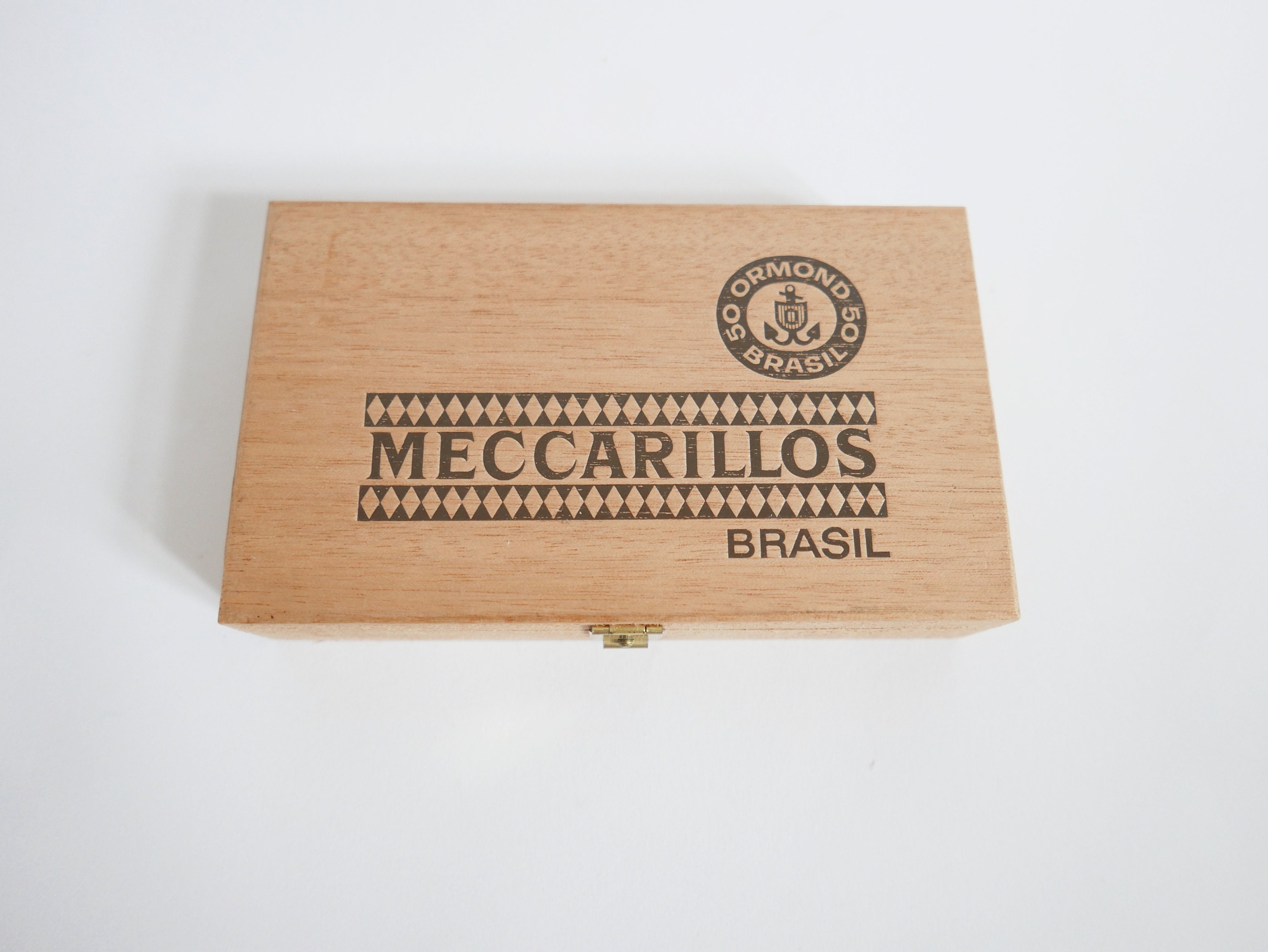 Vintage Cigarillo Box Meccarillosbrasil Wooden Decoration - Etsy UK