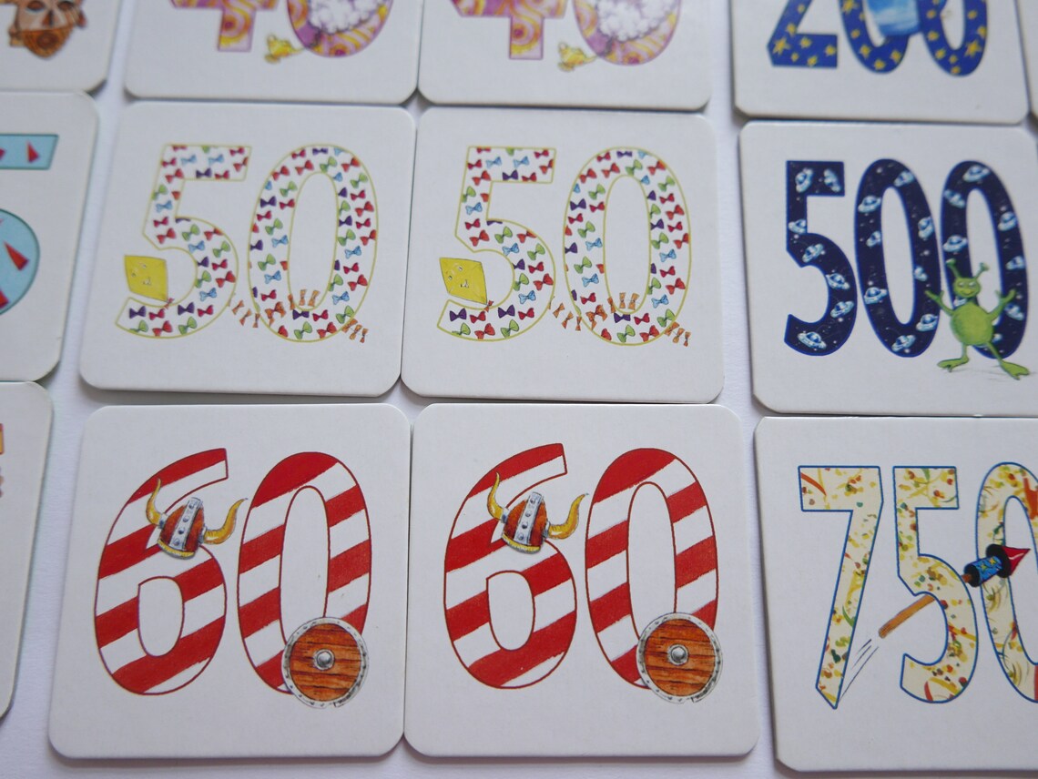 Vintage Learning Numbers Game From Germany, Mein Erstes Zahlen Memo ...