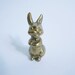 Vintage Brass Bunny, Small Retro Rabbit Figurine, SHIPPING FROM GERMANY ...