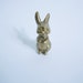 Vintage Brass Bunny, Small Retro Rabbit Figurine, SHIPPING FROM GERMANY ...