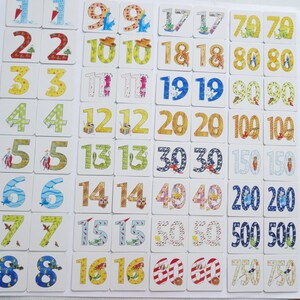 Vintage Learning Numbers Game From Germany, Mein Erstes Zahlen Memo ...