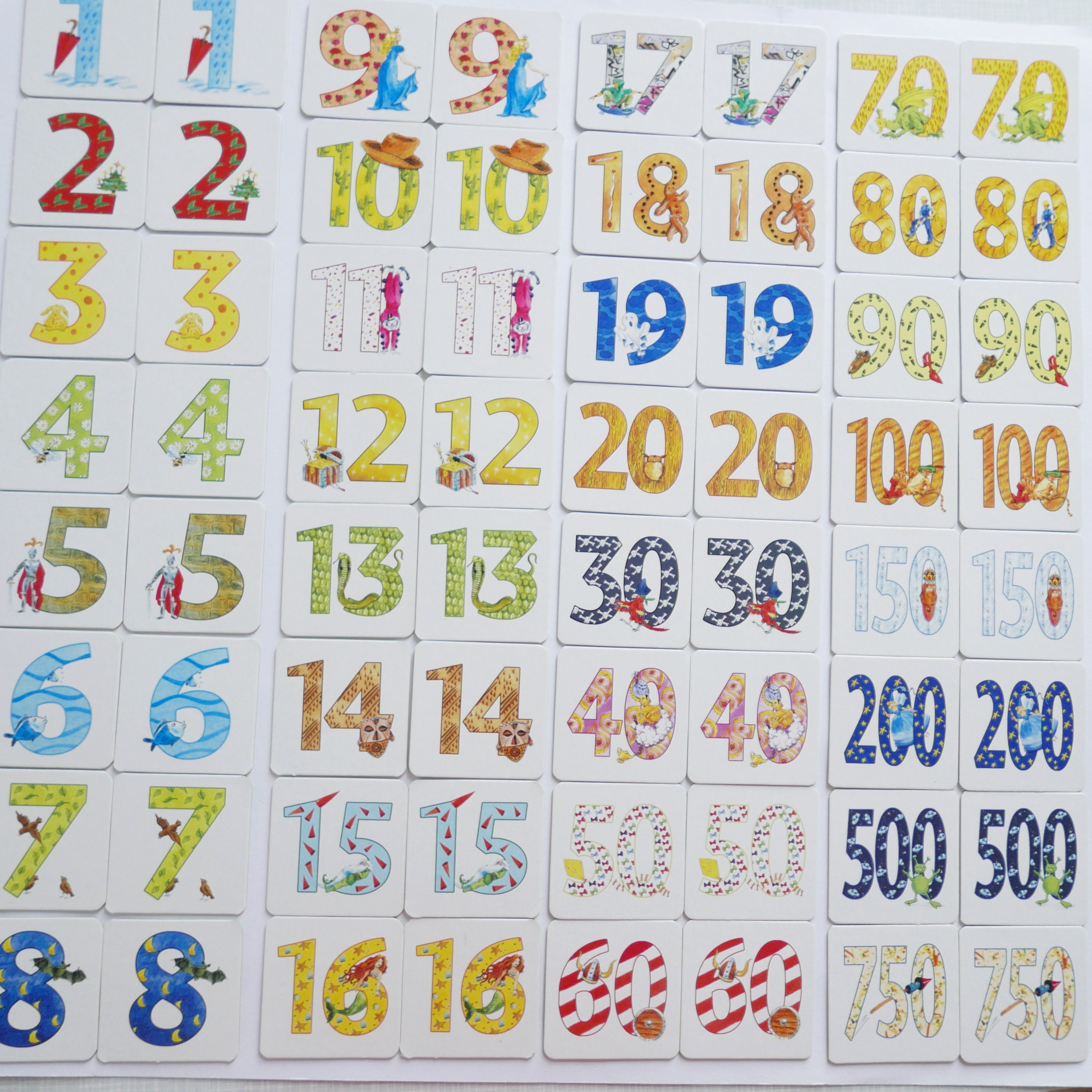 Vintage German Numbers Game: Zahlen-memo Learning Toy, SHIPPING FROM ...