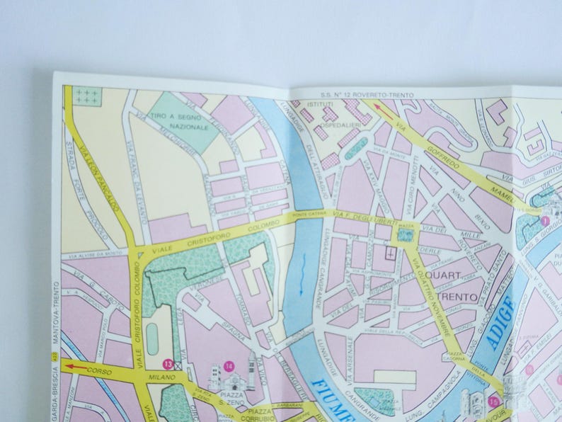 Vintage Dresden Folded Map: GDR Era Information Paper - Etsy