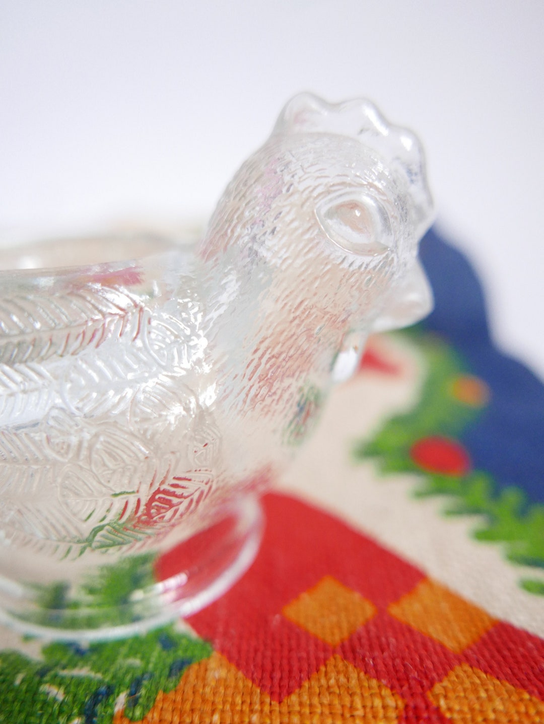 One Wmf Egg Cup, Hen Glass Figure Egg Cup, Vintage Breakfast Table ...