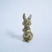 Vintage Brass Bunny, Small Retro Rabbit Figurine, SHIPPING FROM GERMANY ...