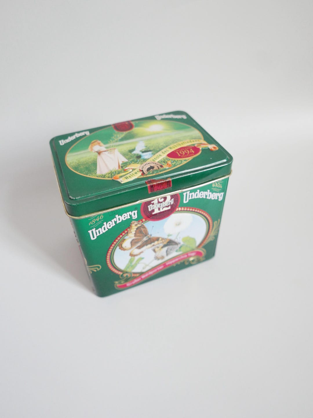 Retro Tin Underberg Schnapps, Butterflies, Collection Box Edition 1994 ...
