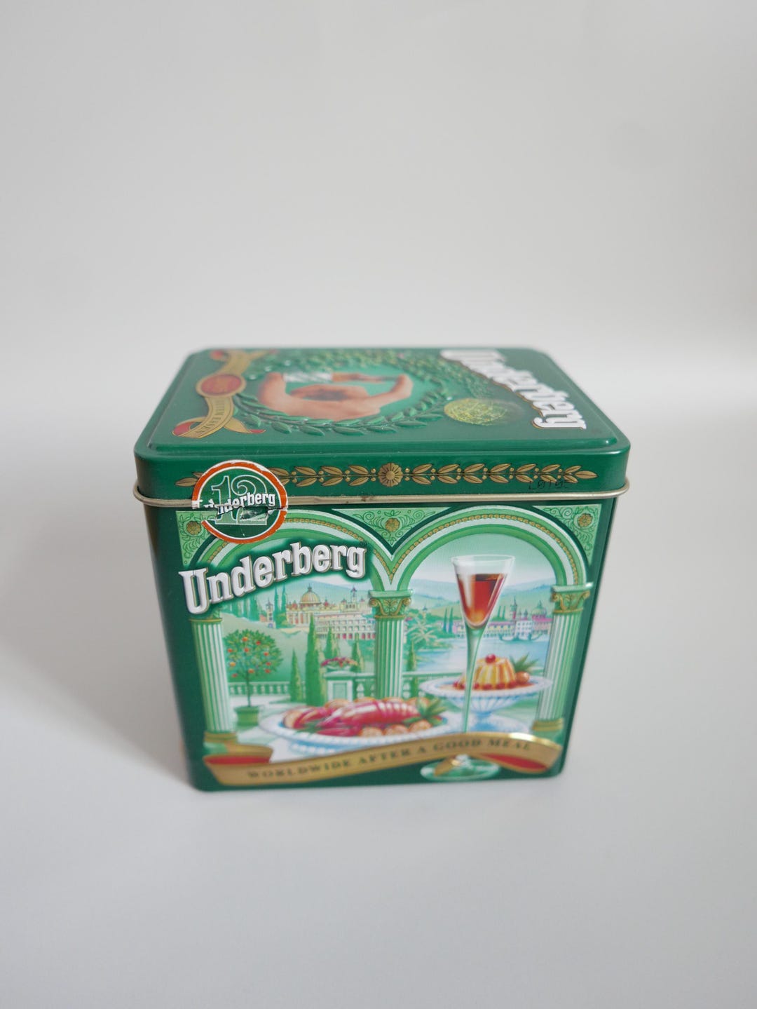 Retro Tin Underberg Schnapps, Emil Underberg, Collection Box Edition ...