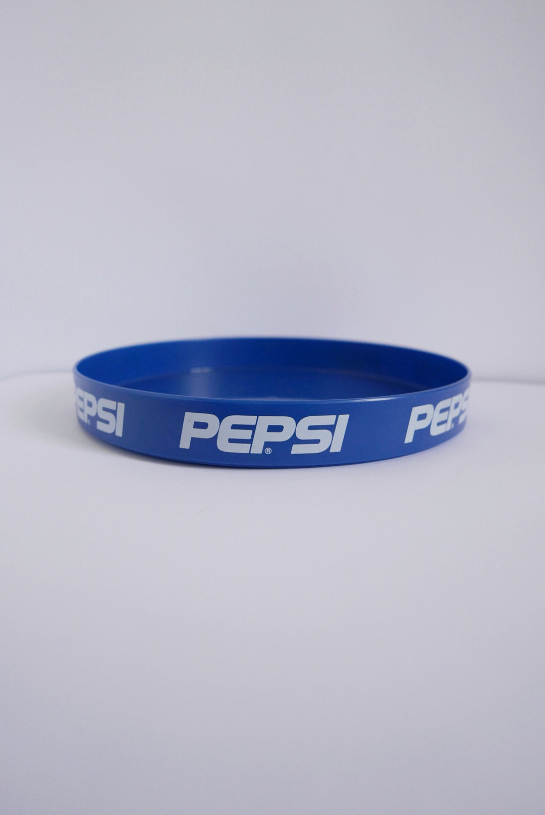 Retro PEPSI Tray, Blue White Lettering, Anti-slip Covering Serving ...