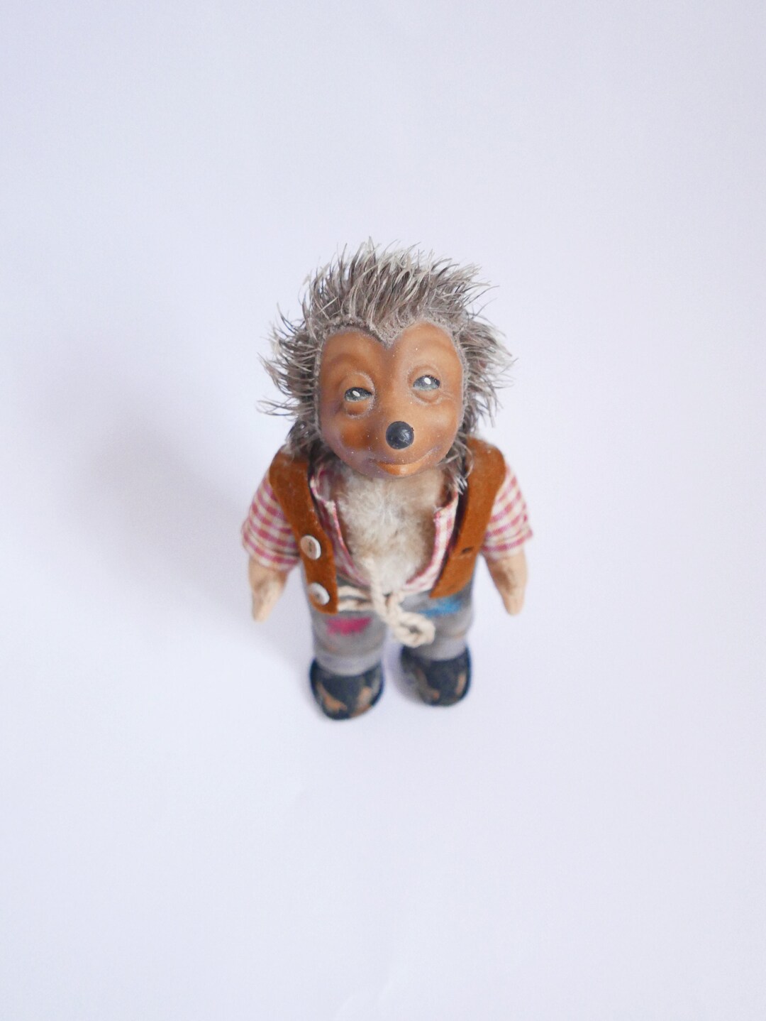 Vintage Hedgehog Mecki Decoration Figure, Antique Mecki Toy, SHIPPING ...