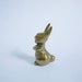 Vintage Brass Bunny, Small Retro Rabbit Figurine, SHIPPING FROM GERMANY ...