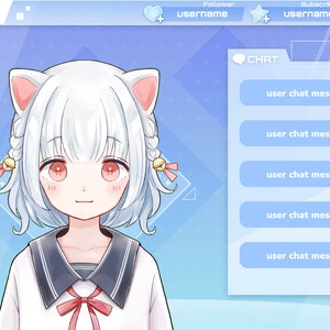 Gacha Game Vtuber Overlay - Etsy