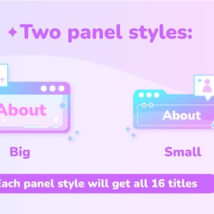 Pop-up Window Twitch Panels - Etsy