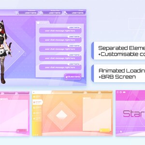 Gacha Game Vtuber Overlay - Etsy