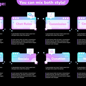 Pop-up Window Twitch Panels - Etsy