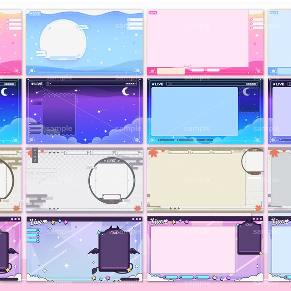 Vtuber Overlay - Etsy
