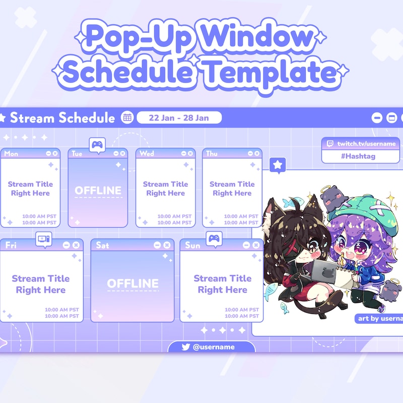 Window Schedules - Etsy