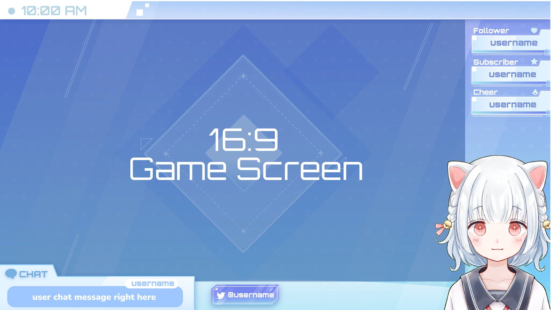 Gacha Game Vtuber Overlay - Etsy