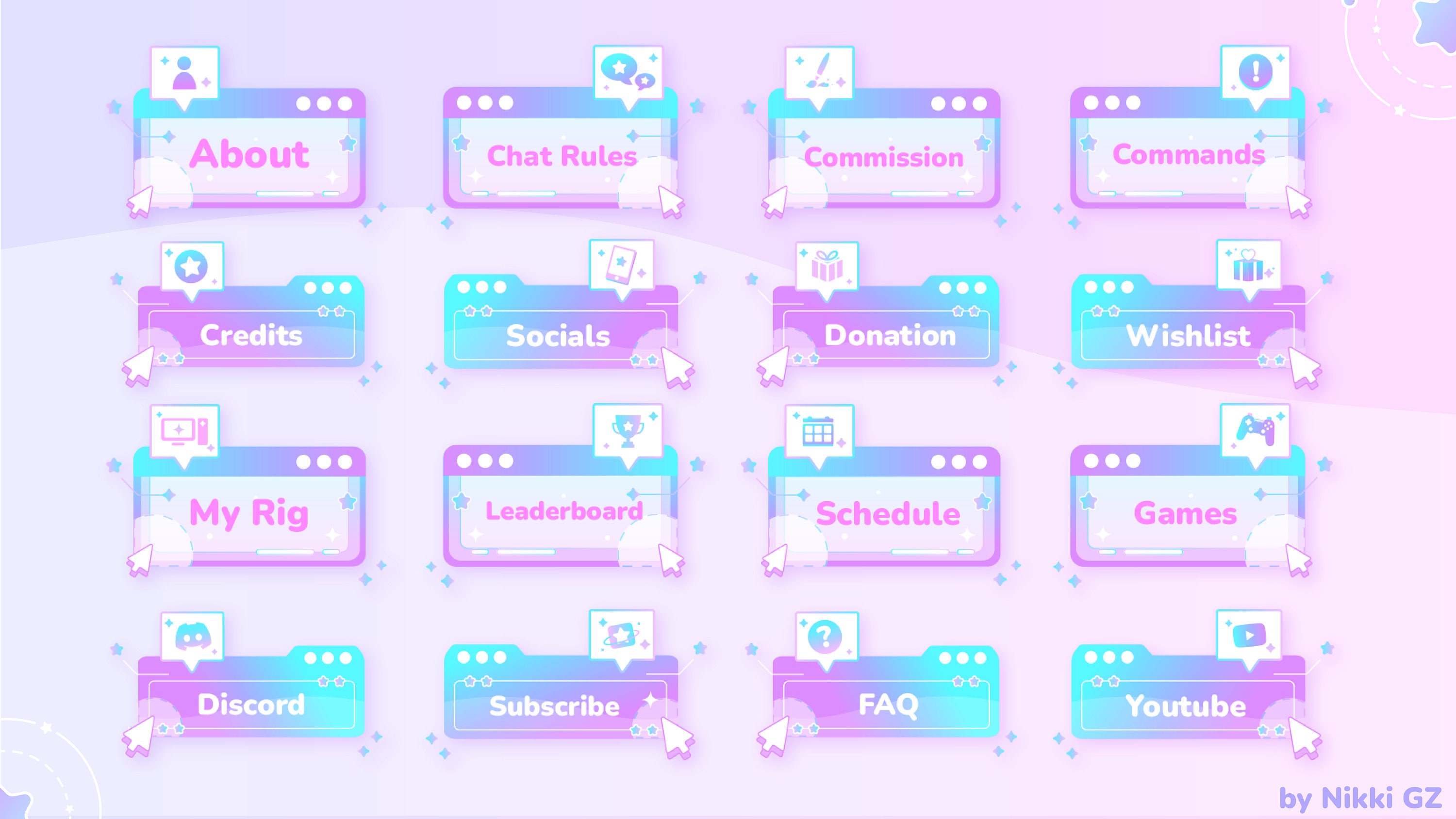Pop-up Window Twitch Panels - Etsy