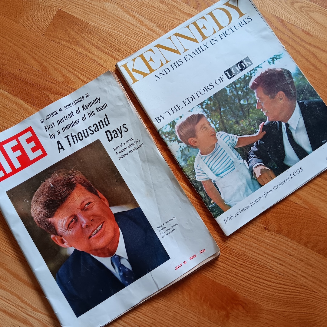 1965 LIFE Magazine JFK 1,000 Days & LOOK Kennedy in Pictures 1963 Free ...