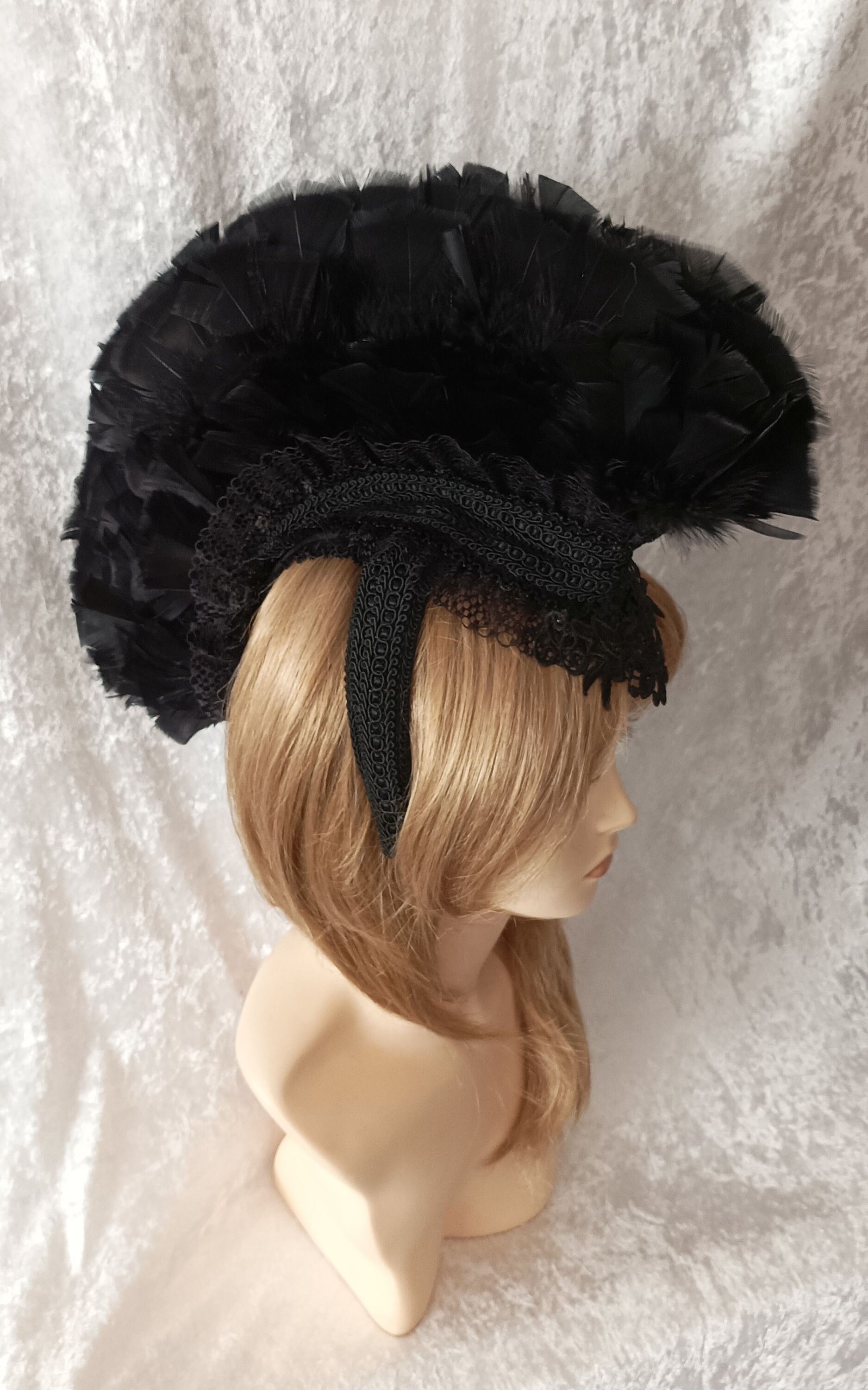 Black Feather Mohawk Gothic Feather Irokese - Etsy