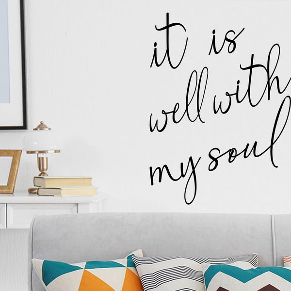 Scripture Wall Decal - Etsy