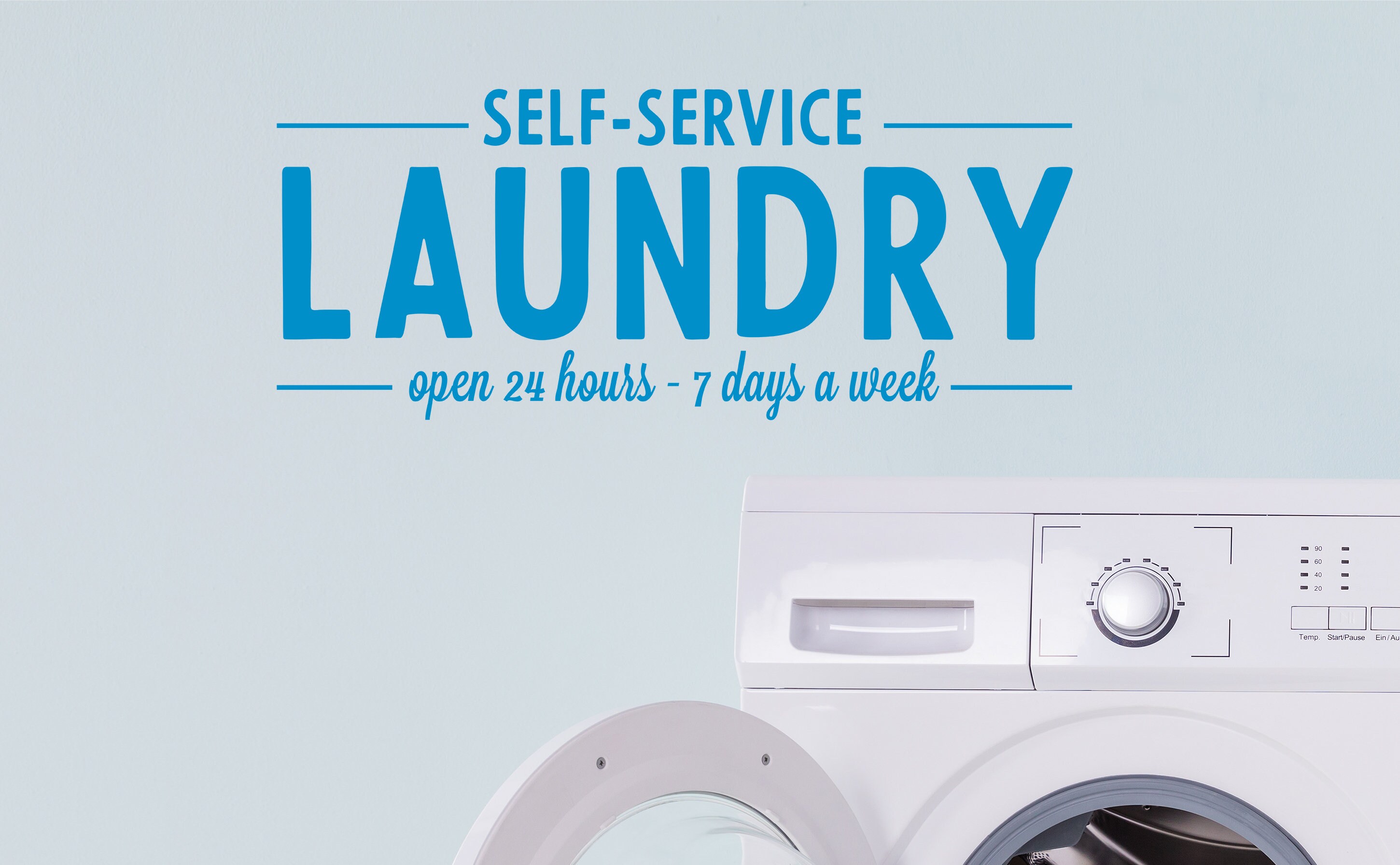 Self service Laundry Open 24 Hours Wall Decal Vinyl Decal Etsy Self service Laundry Open 24 Hours Wall Decal Vinyl Decal Etsy