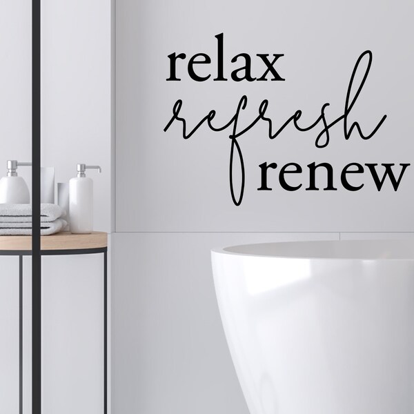 Bathroom Wall Decals - Etsy