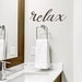 Relax Wall Decal Relax Wall Decal Relax Sign Mirror - Etsy
